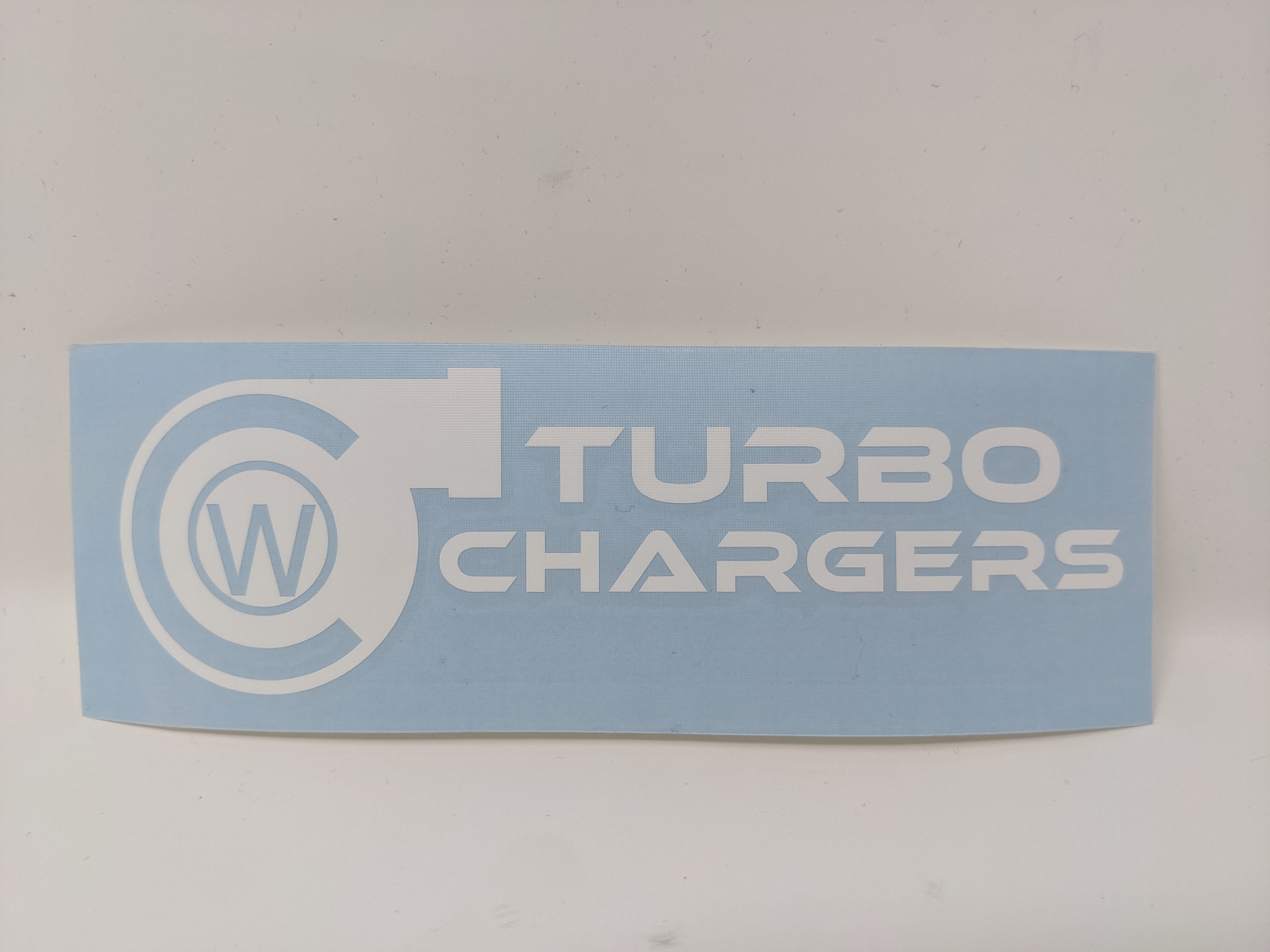 CW Turbochargers 6x2" vinyl sticker/decal